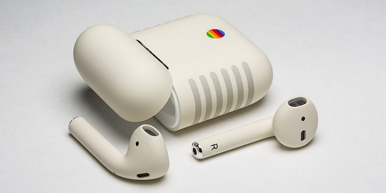 ColorWare Releases Custom-Painted AirPods With Classic Macintosh Design ...