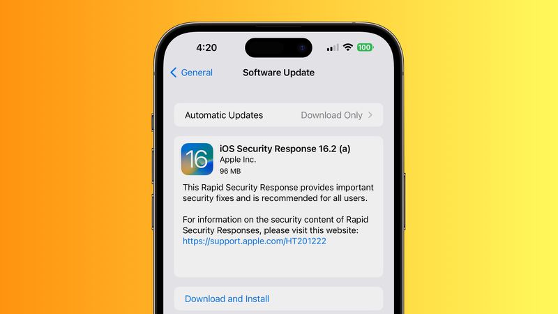 Apple Releases Rapid Security Response Update for iOS 16.2 Beta Users ...