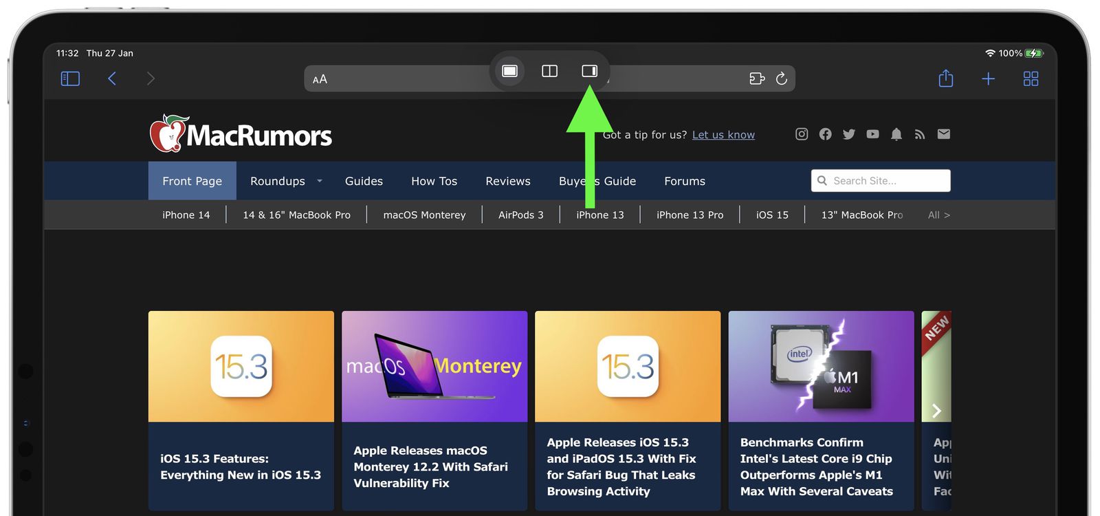 How to Multitask on iPad With Slide Over - MacRumors