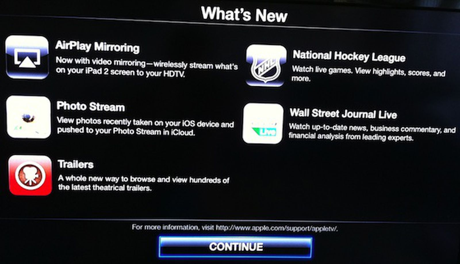 Apple TV Software Update Adds Photo Stream, NHL Games, Wall Street ...