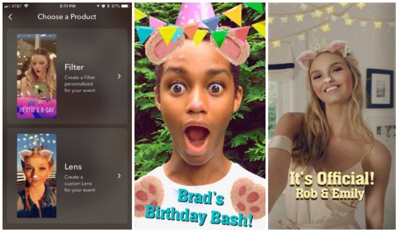 Snapchat Launches 'Create Your Own Lens' Studio Within iOS App, Adds ...