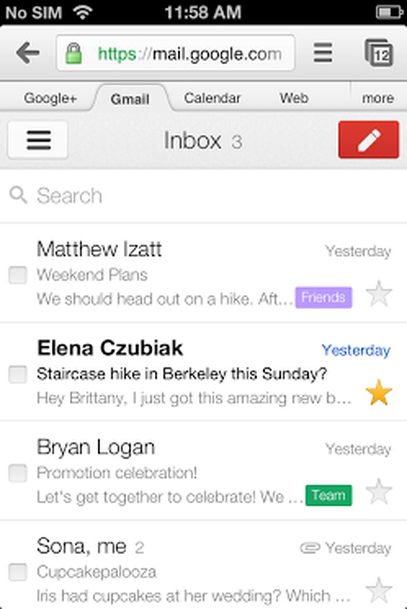 Google Brings Gmail iOS App Interface to Its Mobile Web App - MacRumors