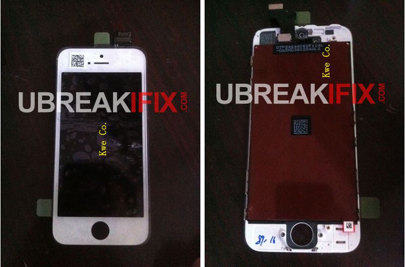 Complete 'iPhone 5' Front Panel and 4" Screen Photos - MacRumors
