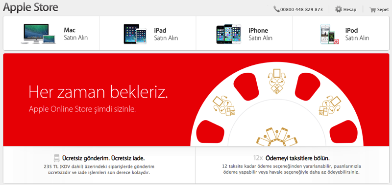 Apple Online Store Opens in Turkey With Full Product Lineup - MacRumors