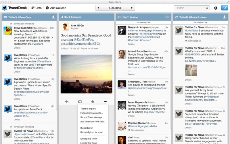 TweetDeck for Mac Updated with Improved Filters, Keyboard Commands, and ...