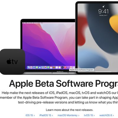 Apple Seeds Second Public Betas of iOS 15, iPadOS 15, tvOS 15, and ...