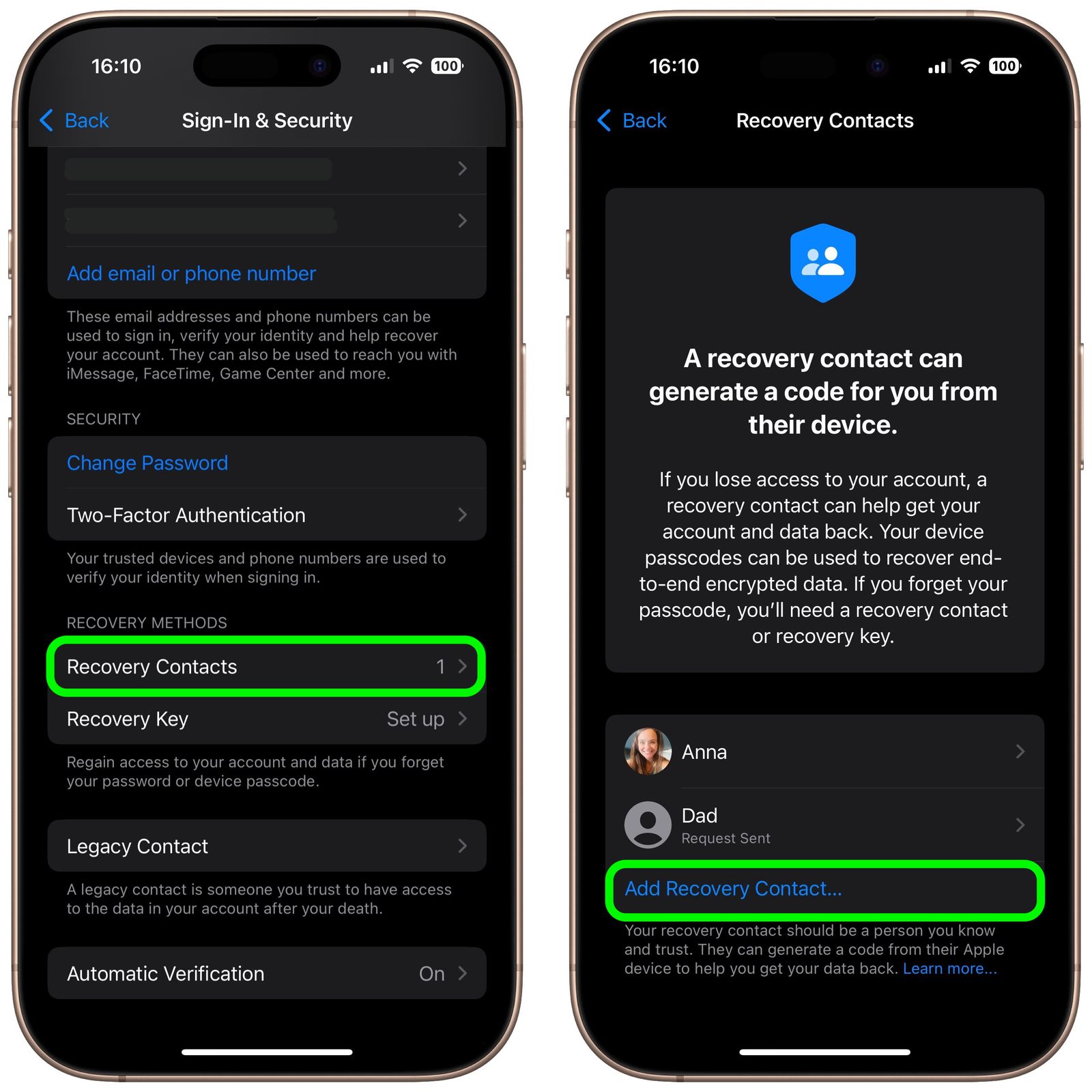 Set Up a Recovery Contact for Your Apple Account - MacRumors