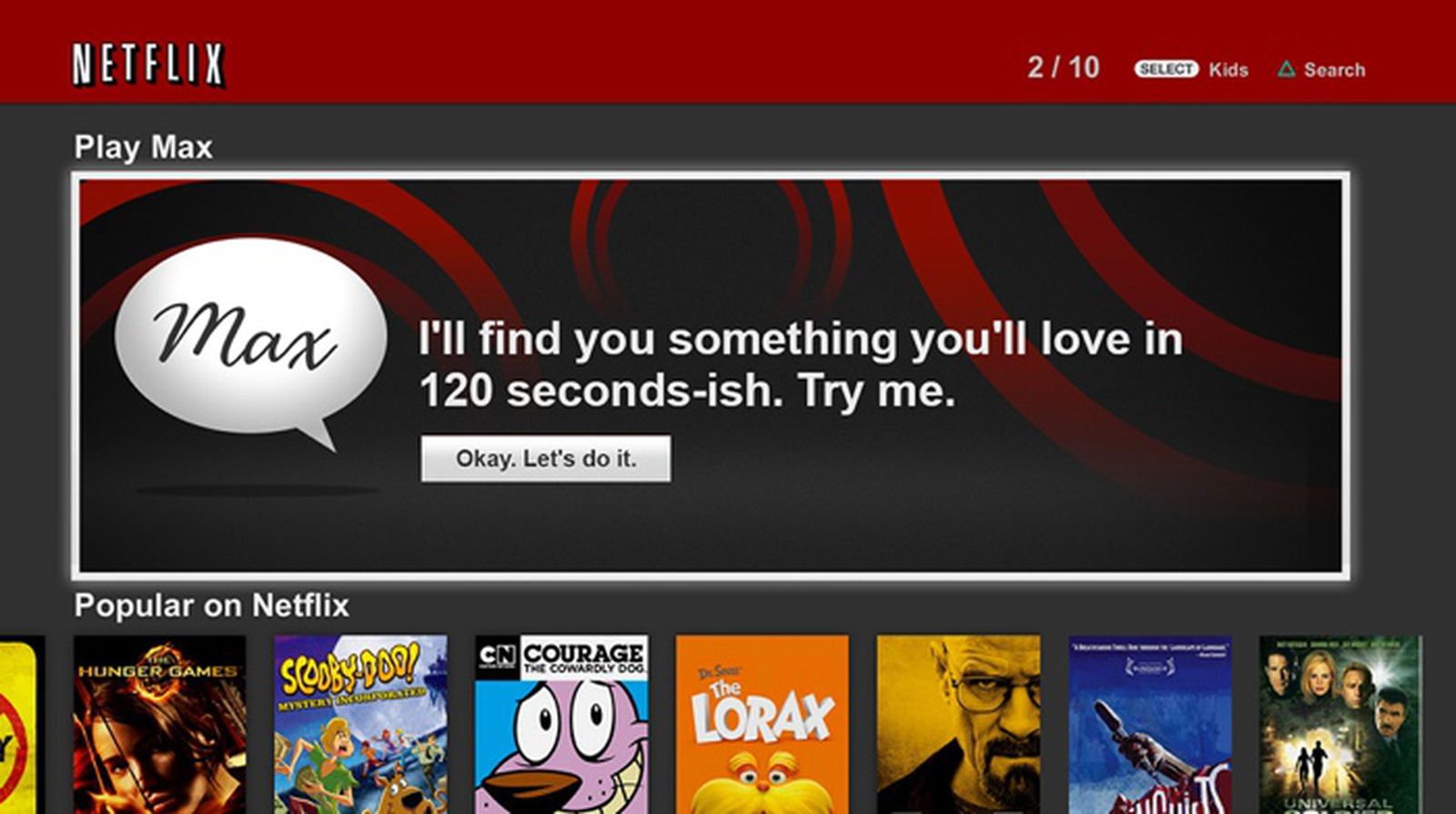 Netflix Debuts New Conversational Content Guide 'Max' for PS3, Coming ...