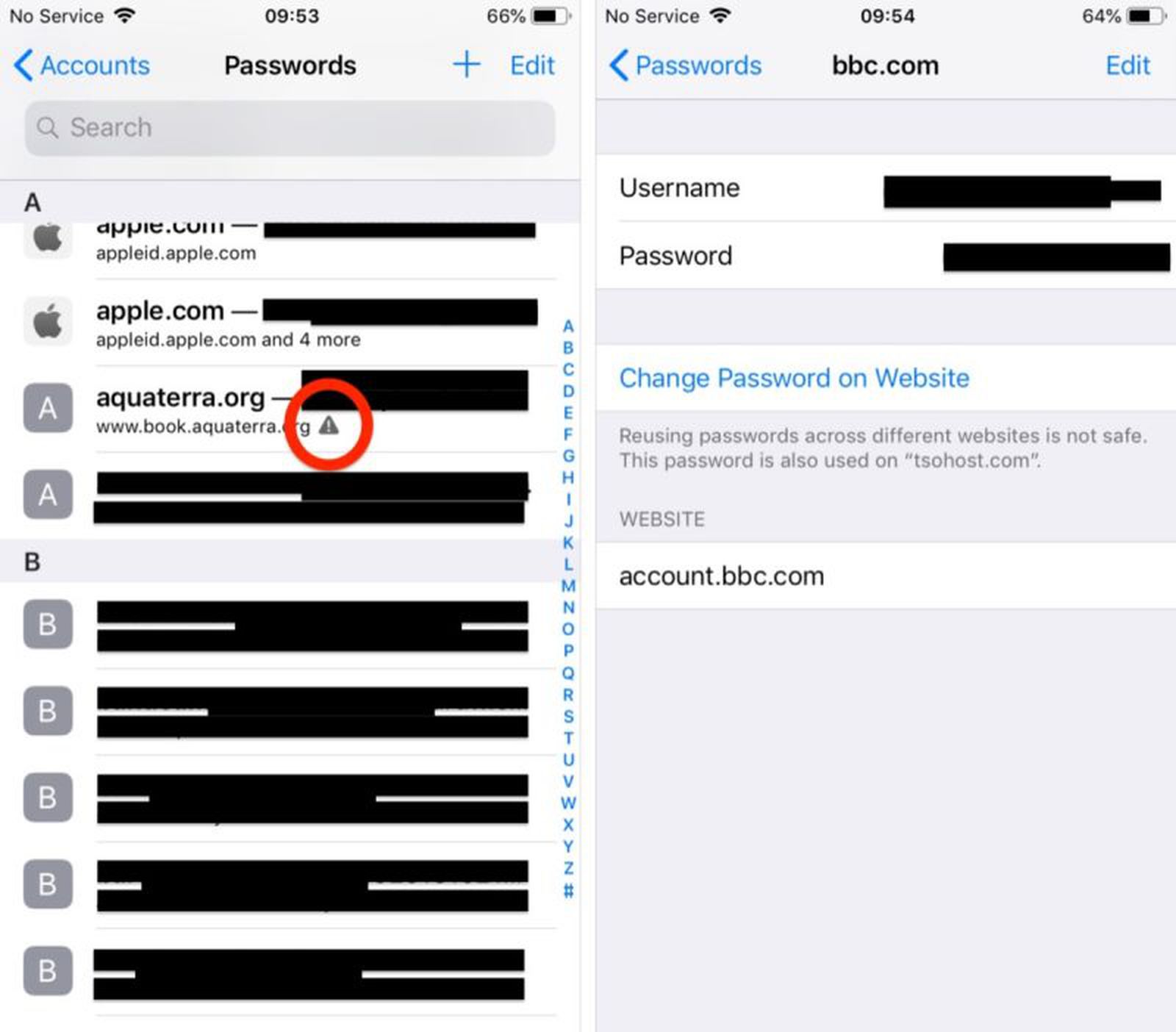 How to Use Automatic Strong Passwords and Password Auditing in iOS 12 ...