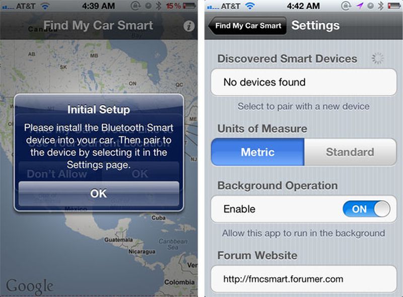 'Find My Car Smart' is the First Low Energy Bluetooth App for iPhone 4S ...
