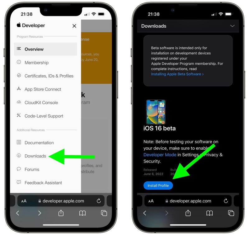 How to Install iOS 16 and iPadOS 16 Beta - MacRumors