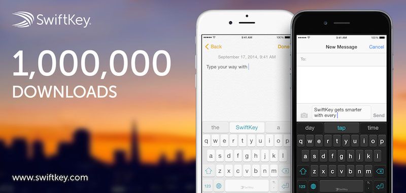 SwiftKey's iOS 8 Keyboard Hits One Million Downloads in Under 24 Hours ...