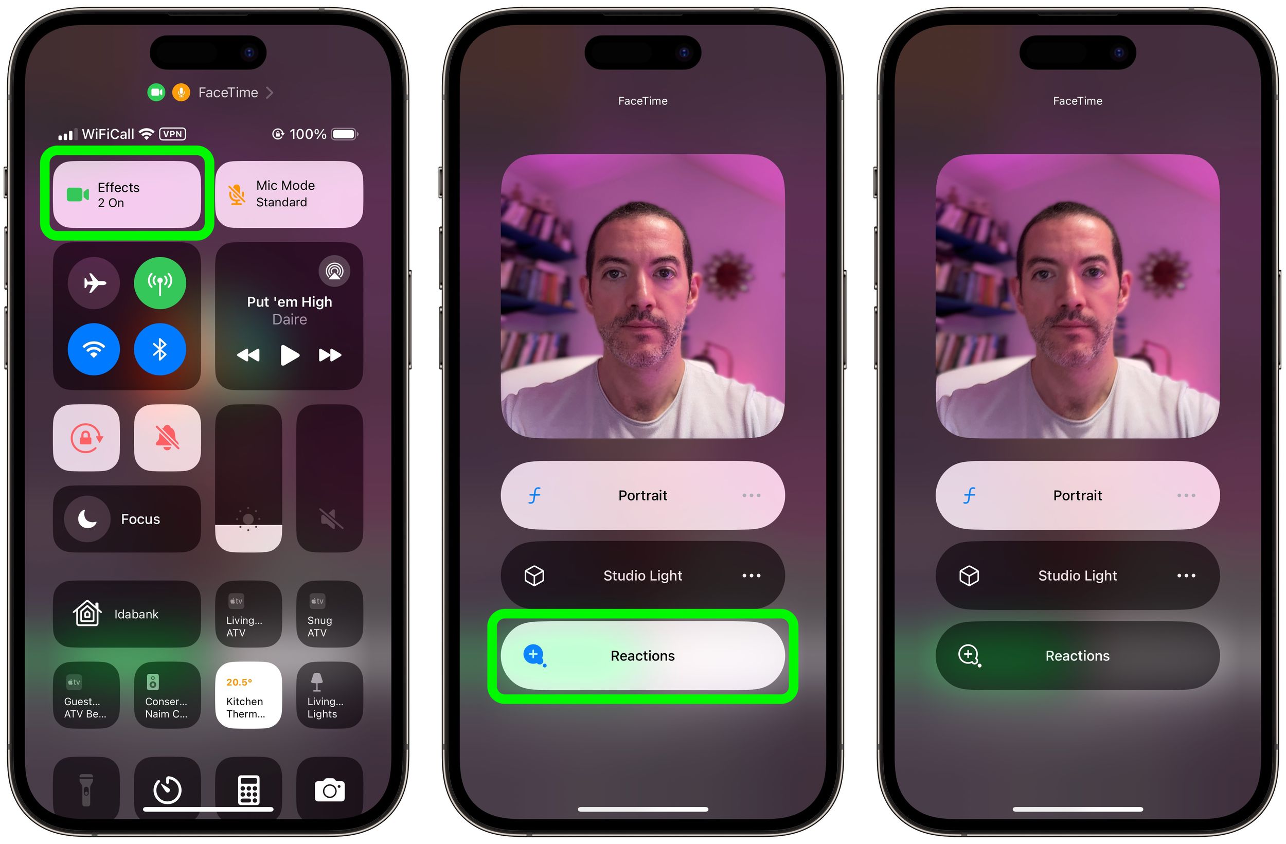 How To Disable Gesture Based Facetime Reactions Macrumors