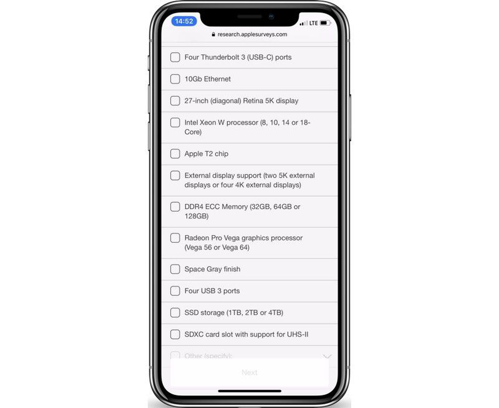 Apple Surveying iMac Pro Buyers About Key Features - MacRumors