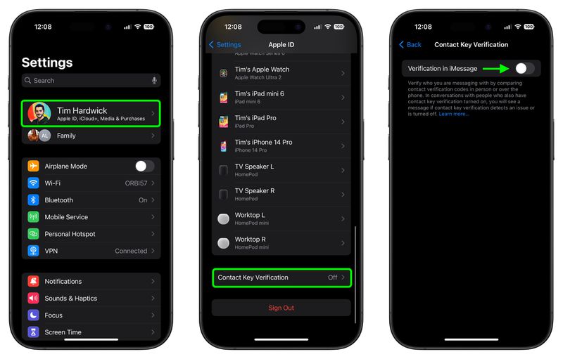 How to Use iMessage Contact Key Verification on iPhone - MacRumors