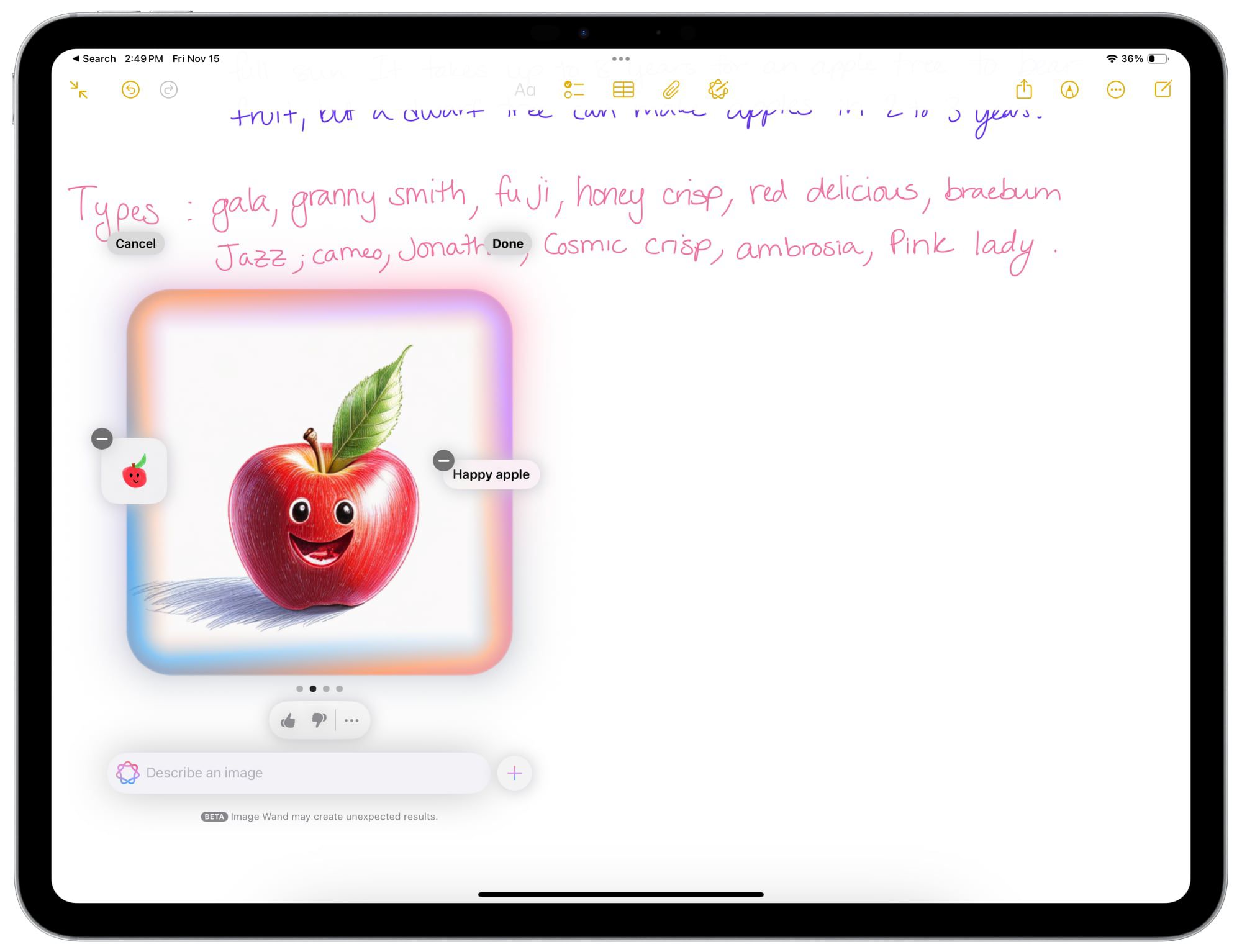 Apple Intelligence Image Wand: All the New Features in iOS 18.2 - MacRumors