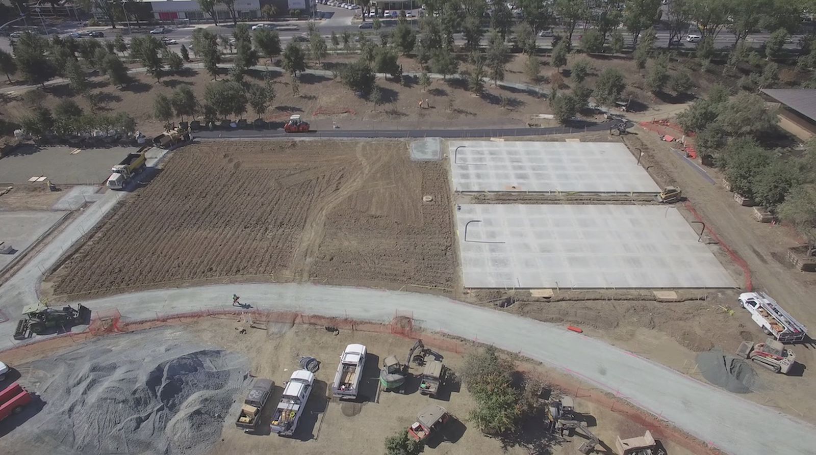 Apple Park 'Nearly Complete' as Construction Begins on Basketball ...