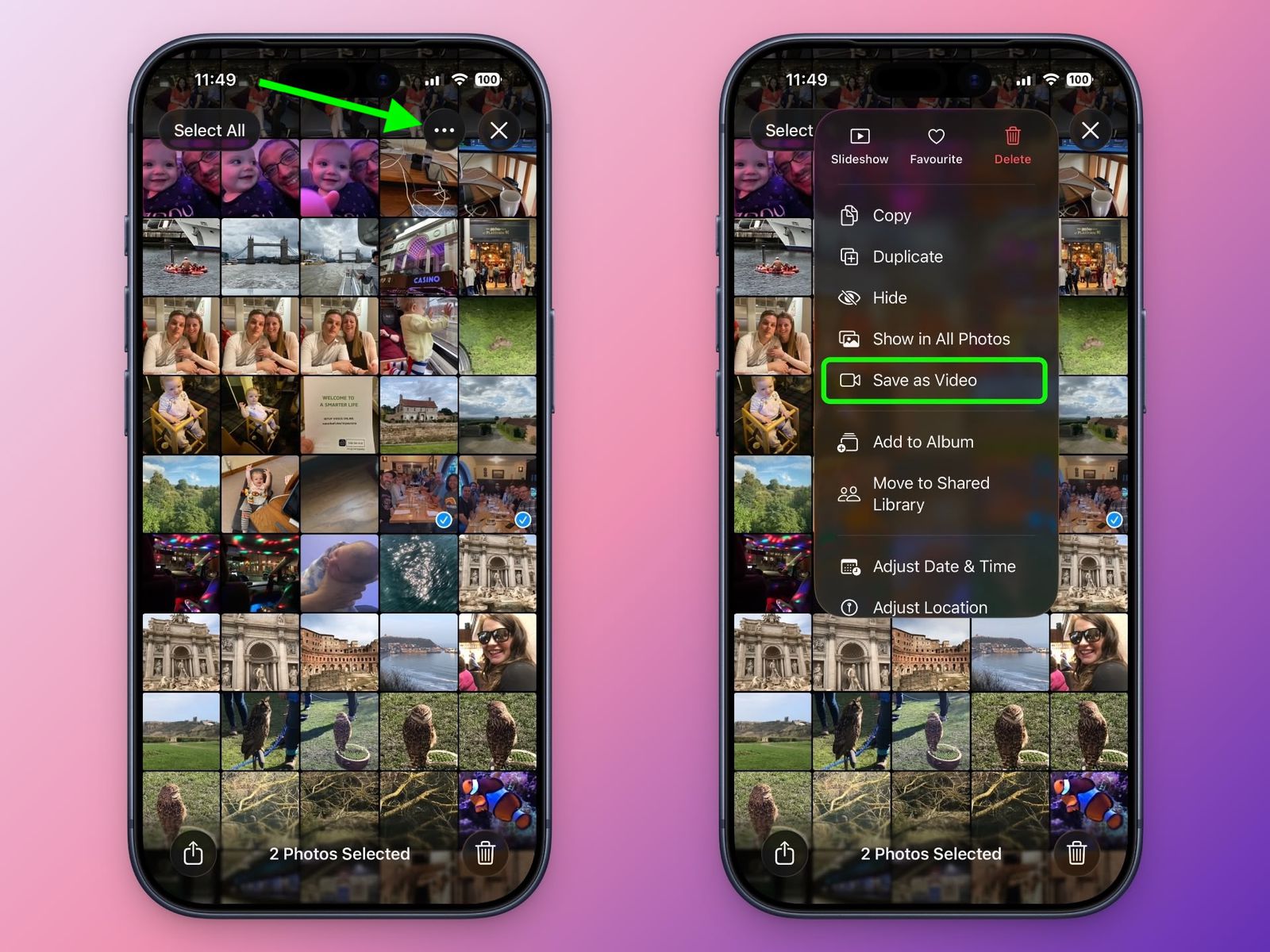 Turn Several Live Photos into a Single Video on iPhone - 3uTools
