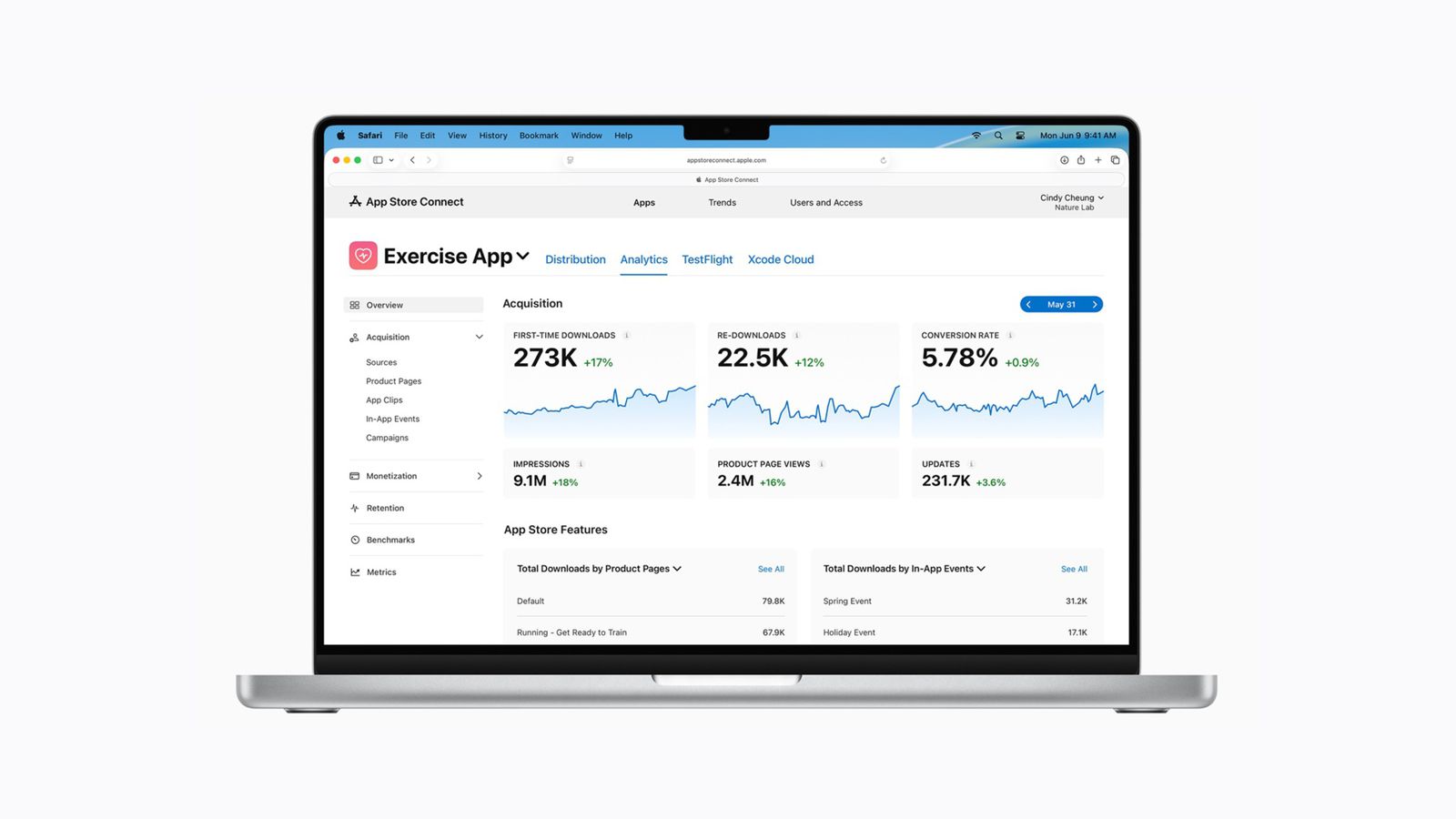 Apple Updates App Store Connect With More Than 100 New Metrics - MacRumors