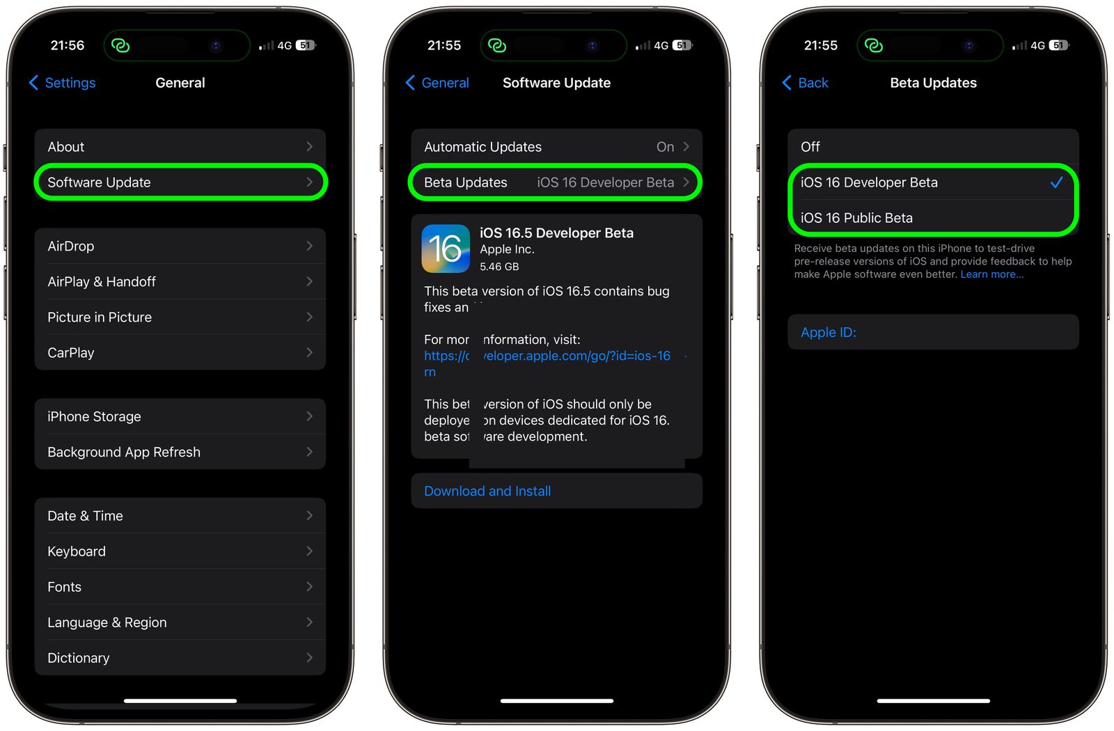 How to Opt-in to Apple Developer Beta Software on iPhone and iPad ...