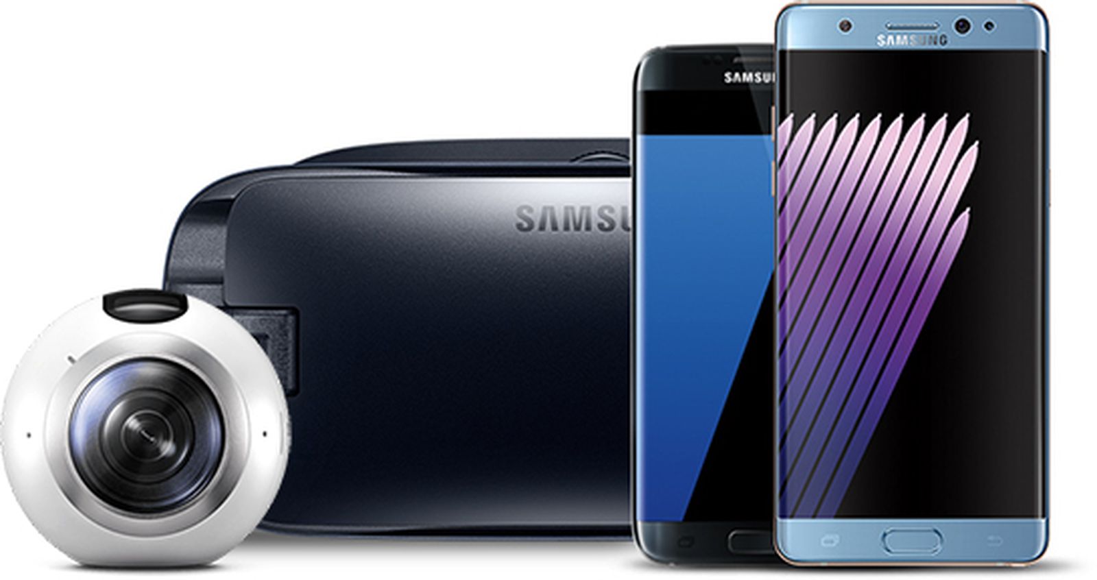 Samsung Debuts Galaxy Note7 With New S Pen, Gear VR Headset, and Gear 360 Camera - MacRumors