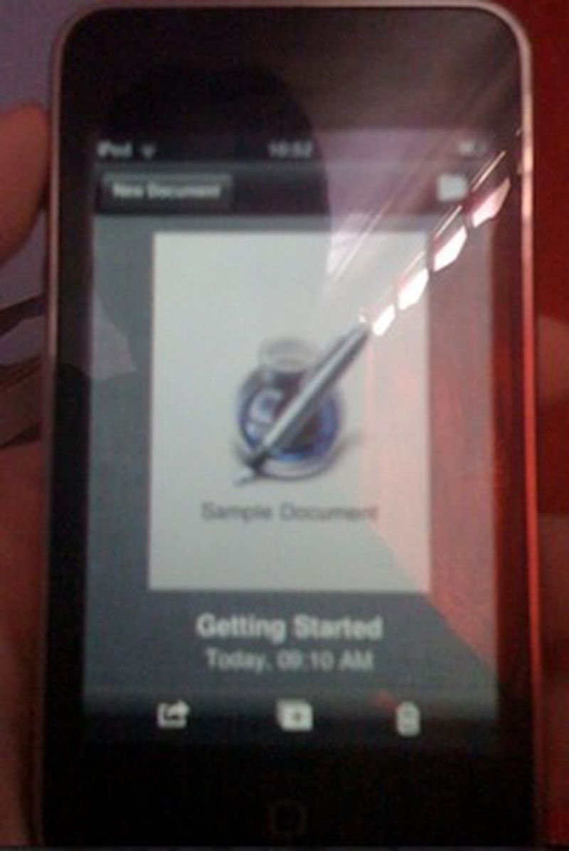 Screenshots of Pages for iPhone and iPod Touch? [Updated] - MacRumors