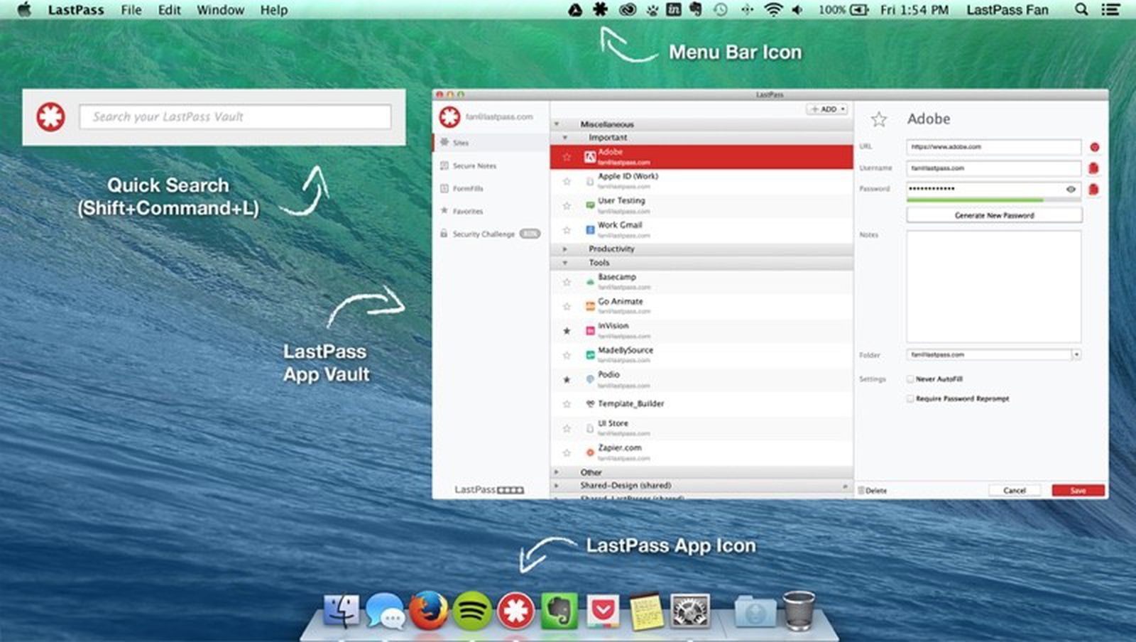 LastPass Password Manager Introduces New Mac App - MacRumors