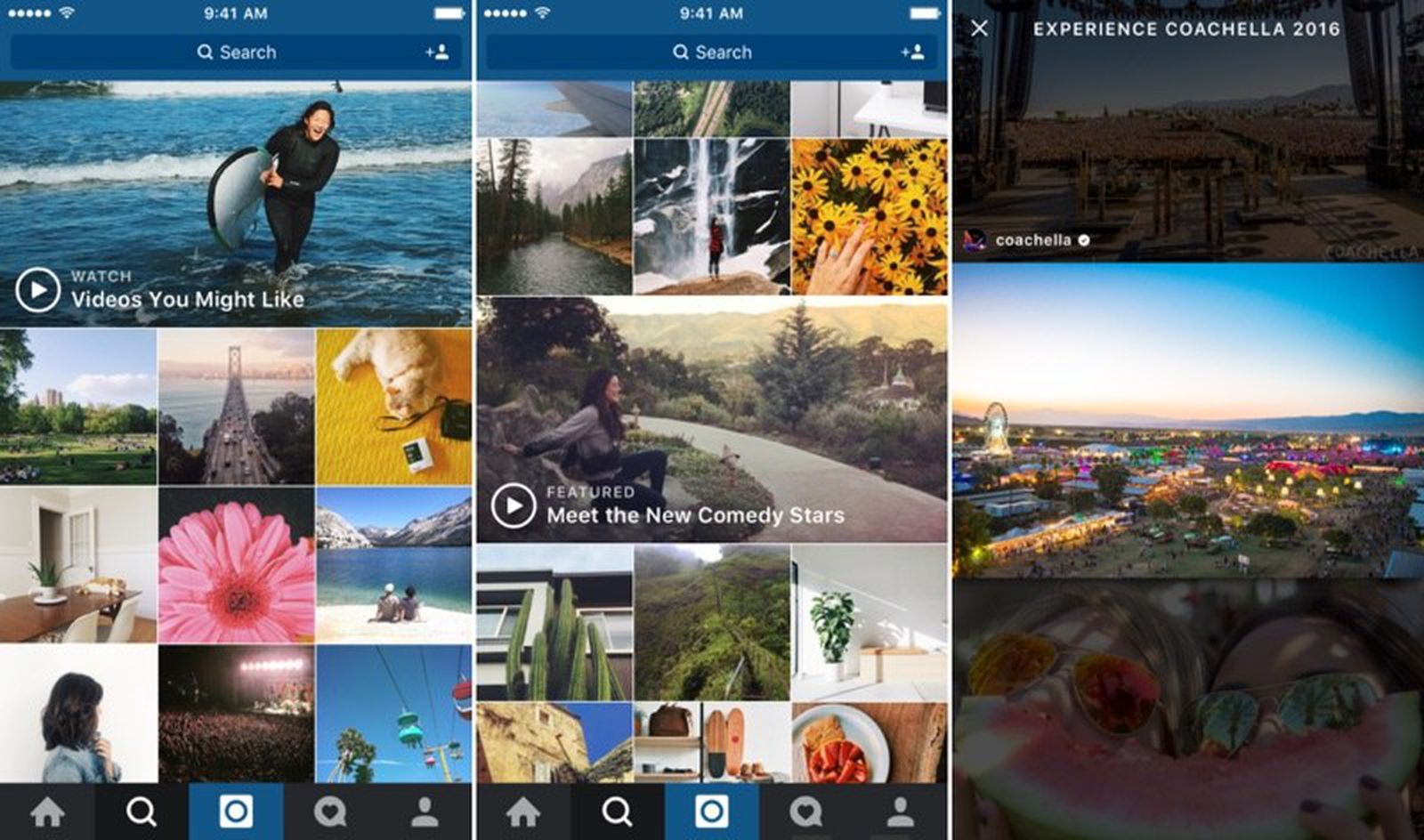 Instagram's 'Explore' Feature Updated With New Video Channels - MacRumors