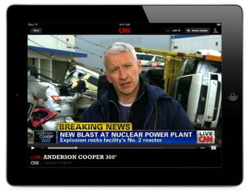 CNN Serves Up Live Streaming 24/7 To iPad and iPhone - MacRumors