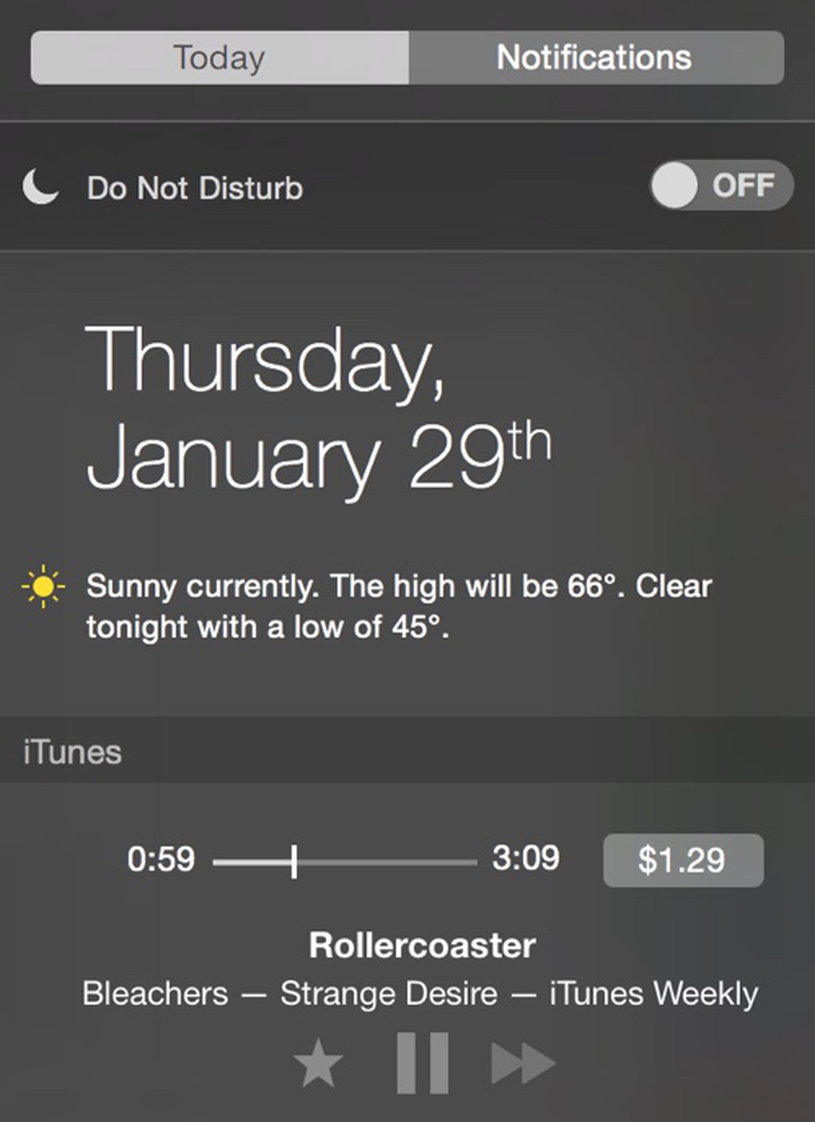 Apple Releases iTunes 12.1 With New Yosemite Notification Center Widget ...
