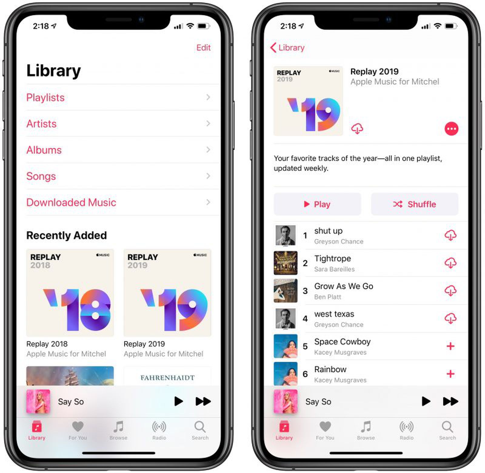 Apple Music Gains New 'Replay' Playlist With Your Top Songs Played in ...