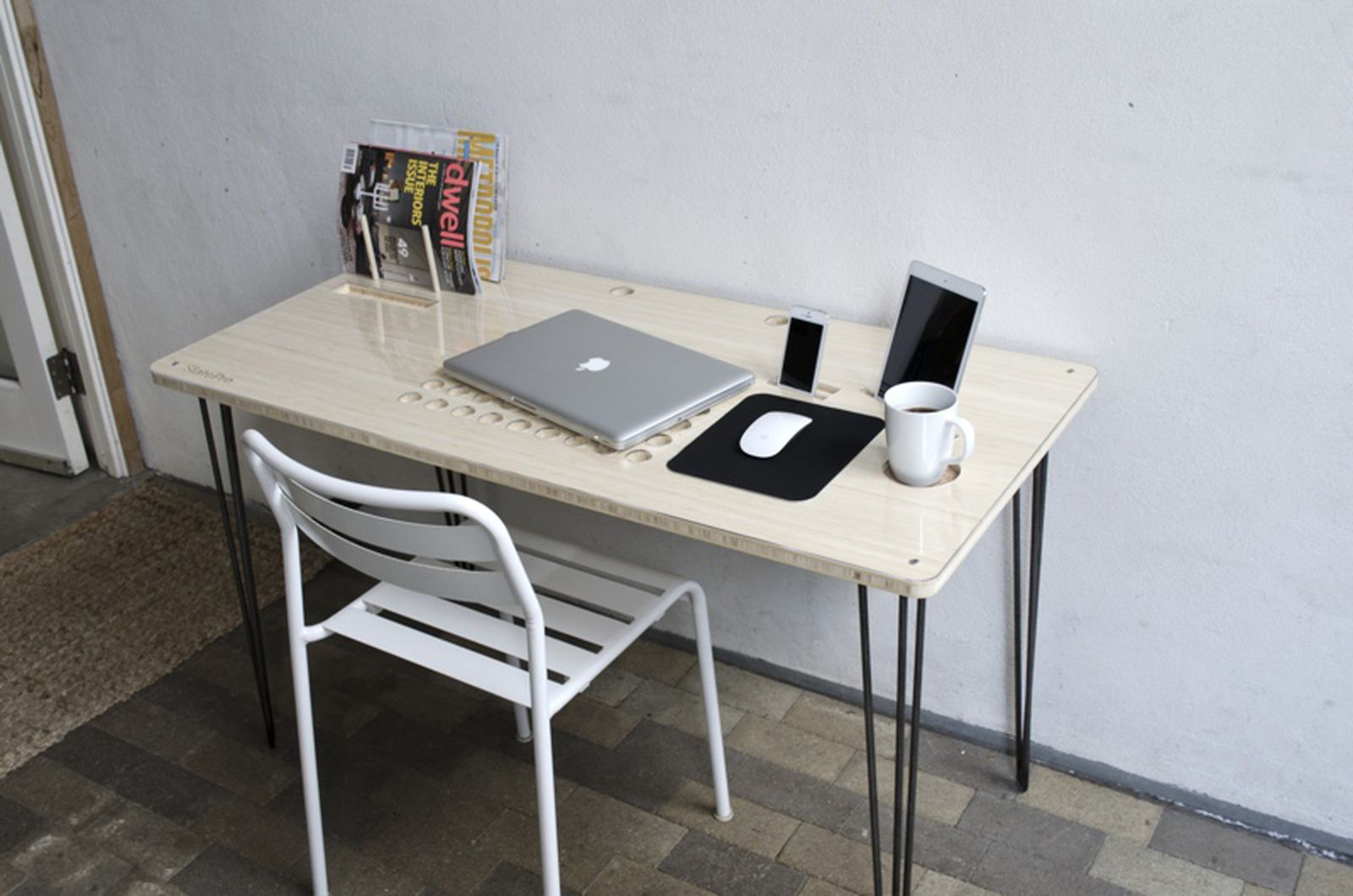 SlatePro TechDesk Features Built-In Docks for iOS Devices, Air Vents for Macs - MacRumors