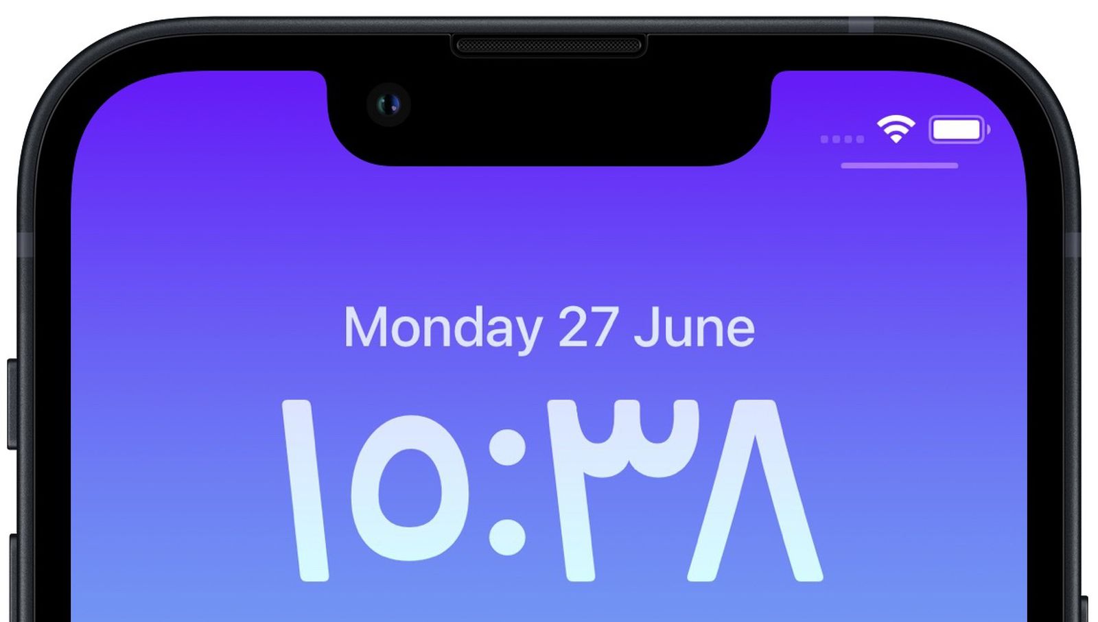 iOS 16: How to Change the Lock Screen Clock to Arabic Indic - MacRumors