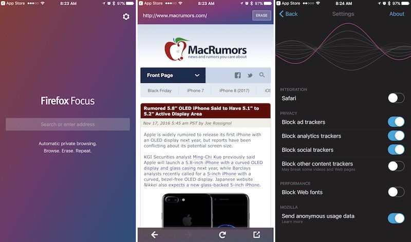 'Firefox Focus' Private Browser Update Brings Multi-Language Support, Custom Search Engine ...