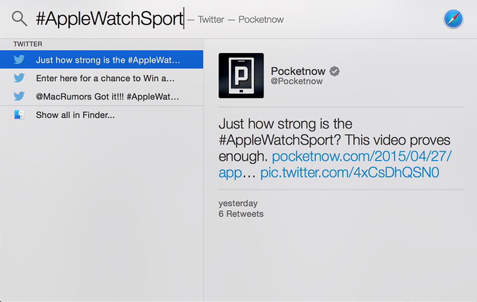 Twitter CEO Mentions Spotlight Integration on Mac and iOS, Sparks ...