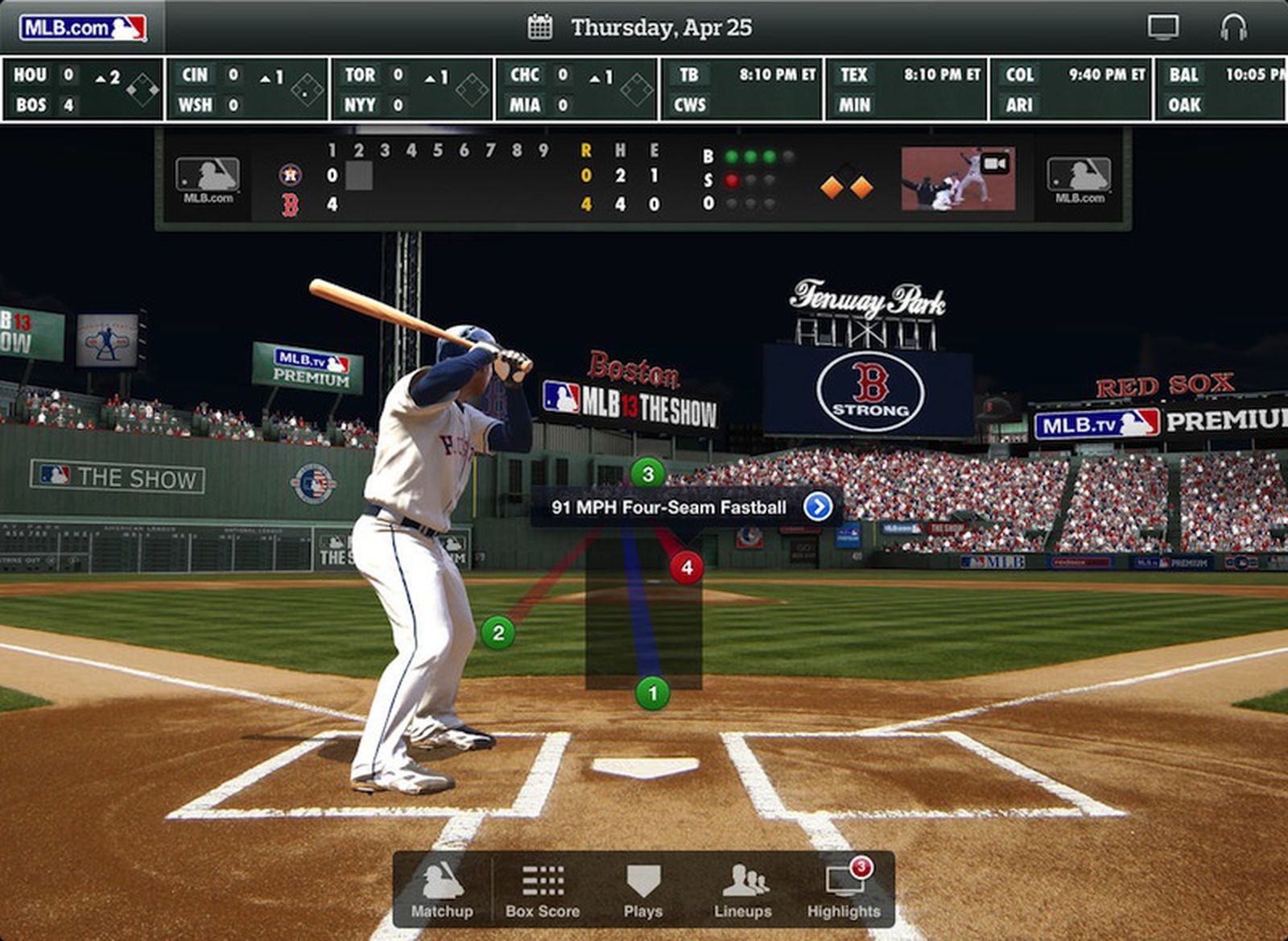 'MLB At Bat' Updated for 2013 Postseason with Live Multiple Camera ...