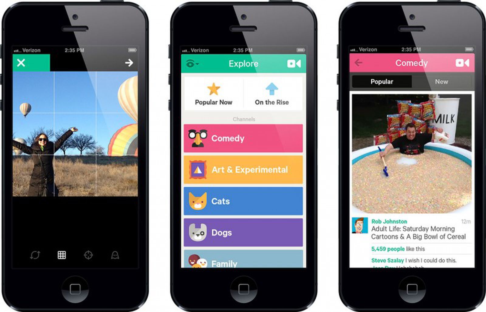 Vine Updated with Additional Camera Features, New Channels, And ...