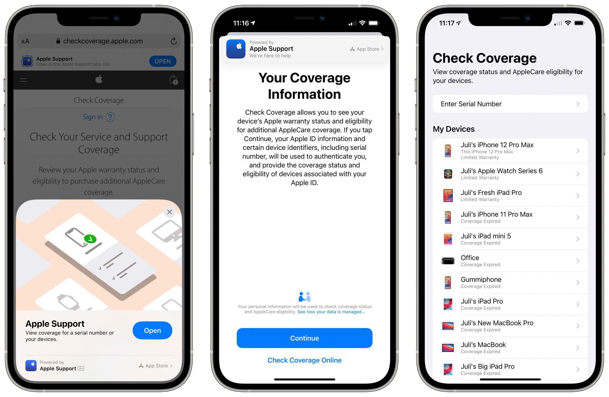 Apple Support App Gains Updated Coverage Details, Reservation Reminders and New App Clip - MacRumors
