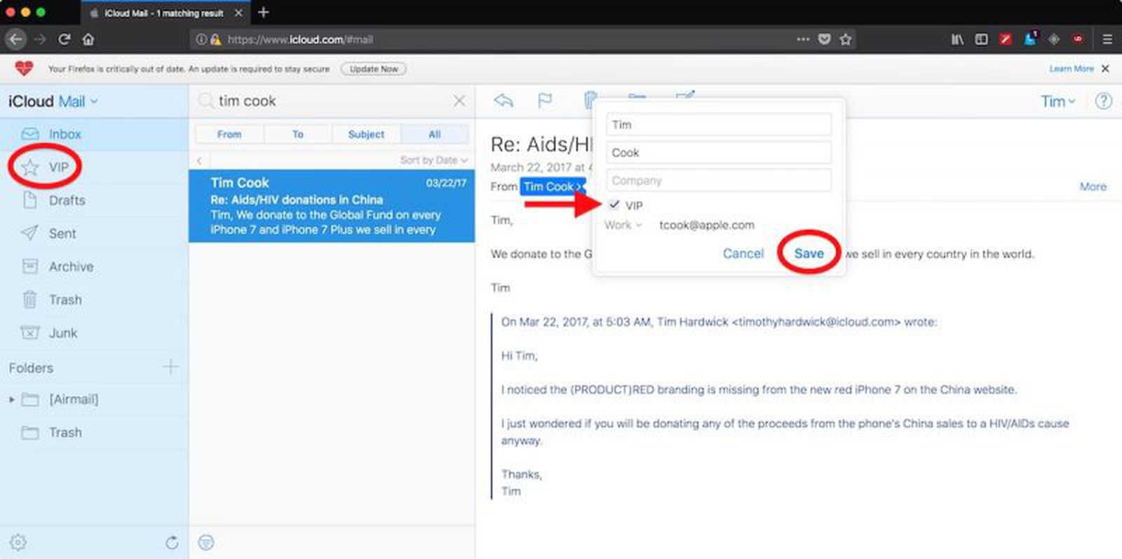 How to Set Up Mail VIP Contacts in macOS, iOS 11, and iCloud Mail ...