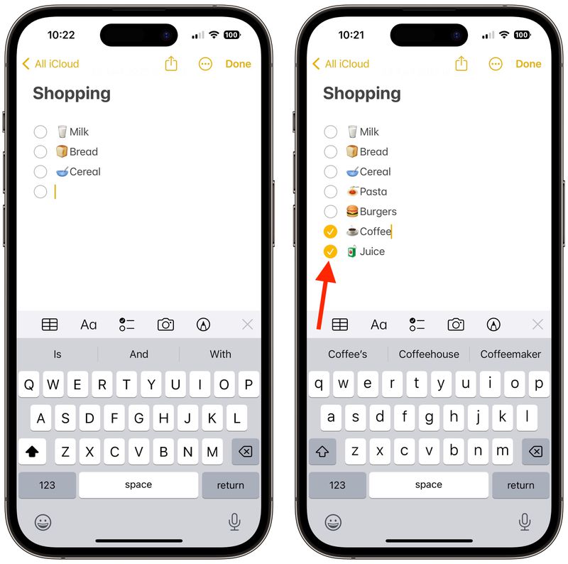 How to Create a Checklist in Apple's Notes App on iPhone and iPad ...
