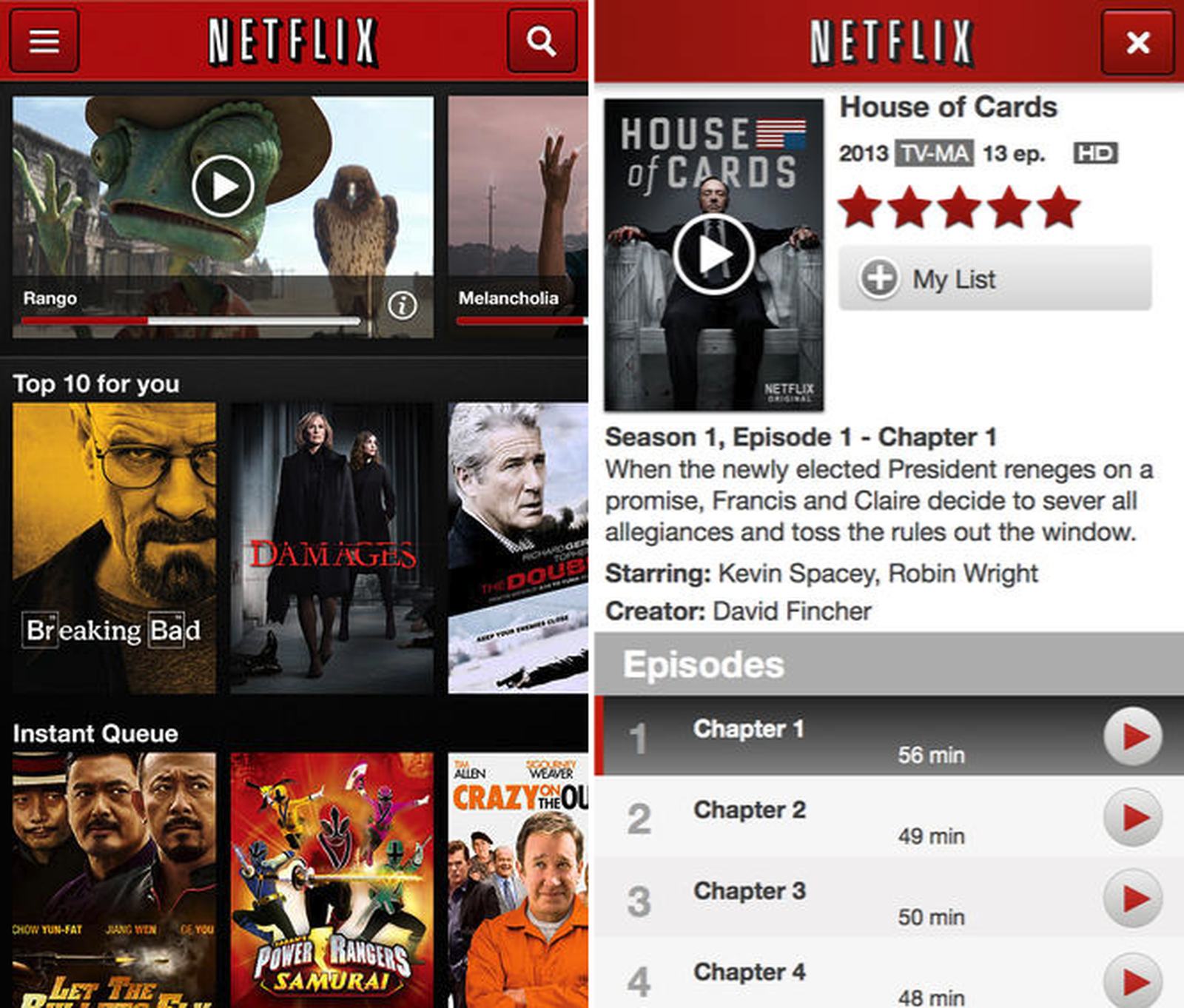 Netflix Updates iOS App with HD Video and AirPlay Support - MacRumors