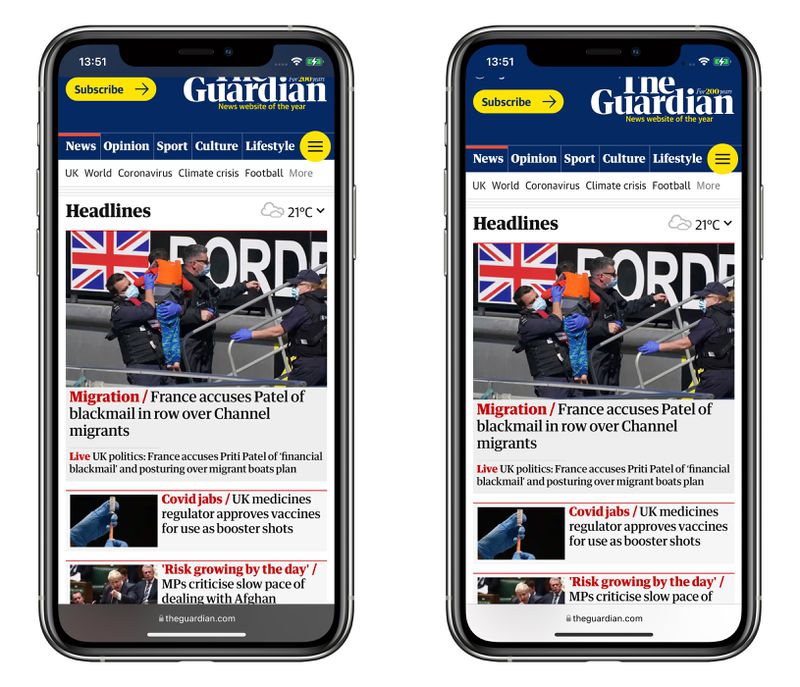 iOS 15: How to Turn Off Website Tinting in Safari - MacRumors
