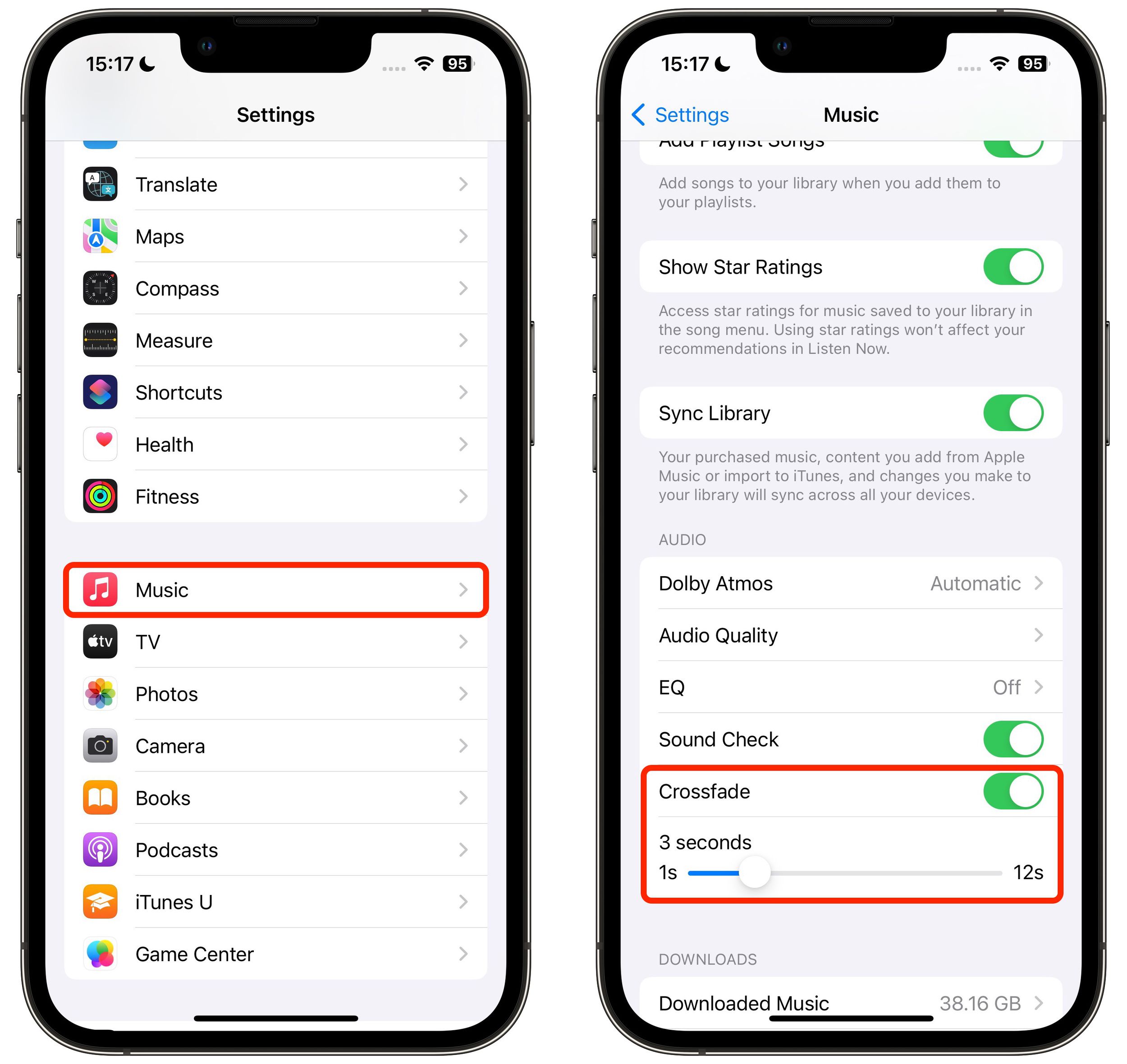 iOS 17: How to Crossfade Between Songs in Apple Music - MacRumors