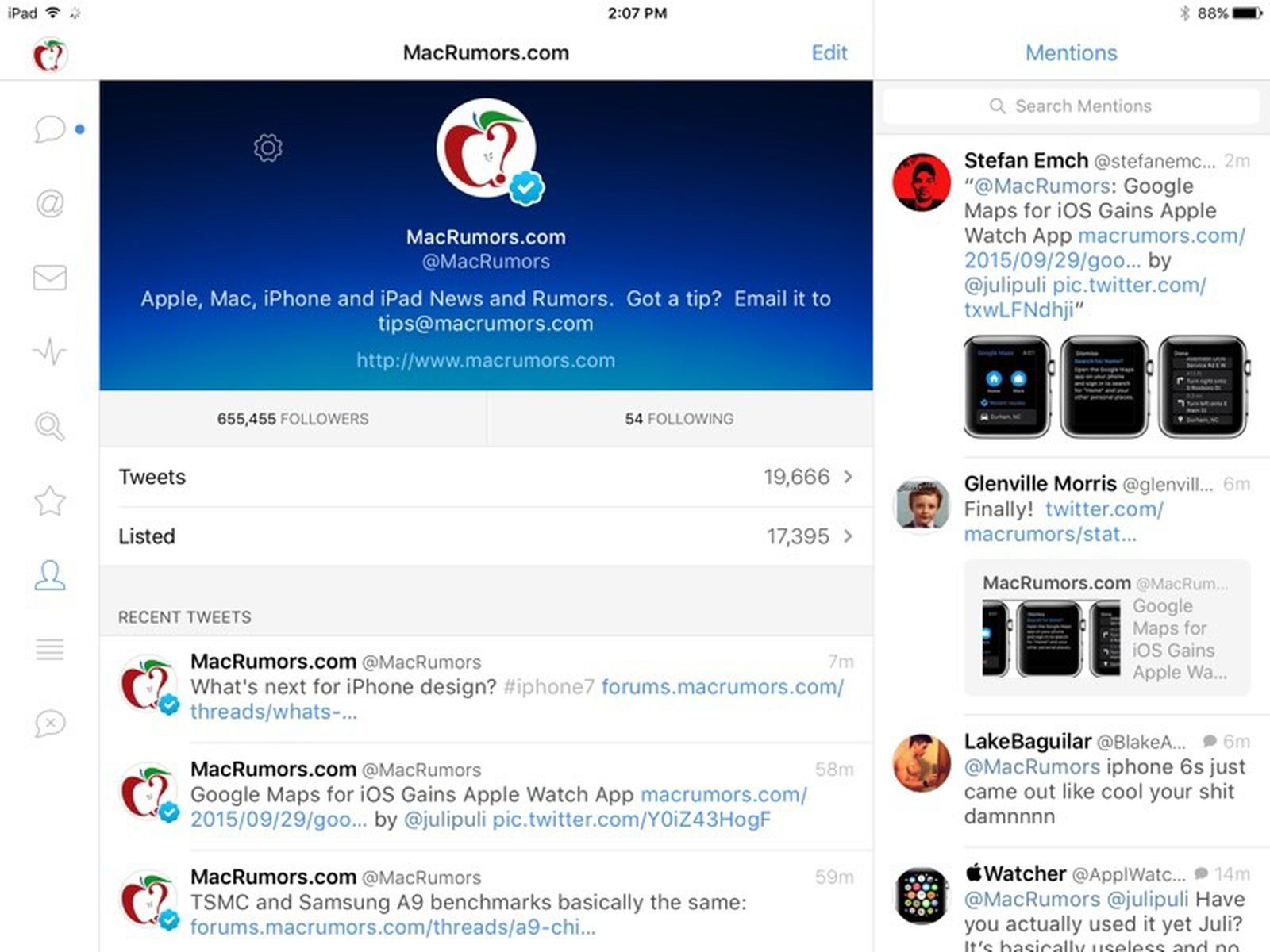 'Tweetbot 4' Debuts With Universal iPad Support, Split-Screen Multitasking and New Activity View ...
