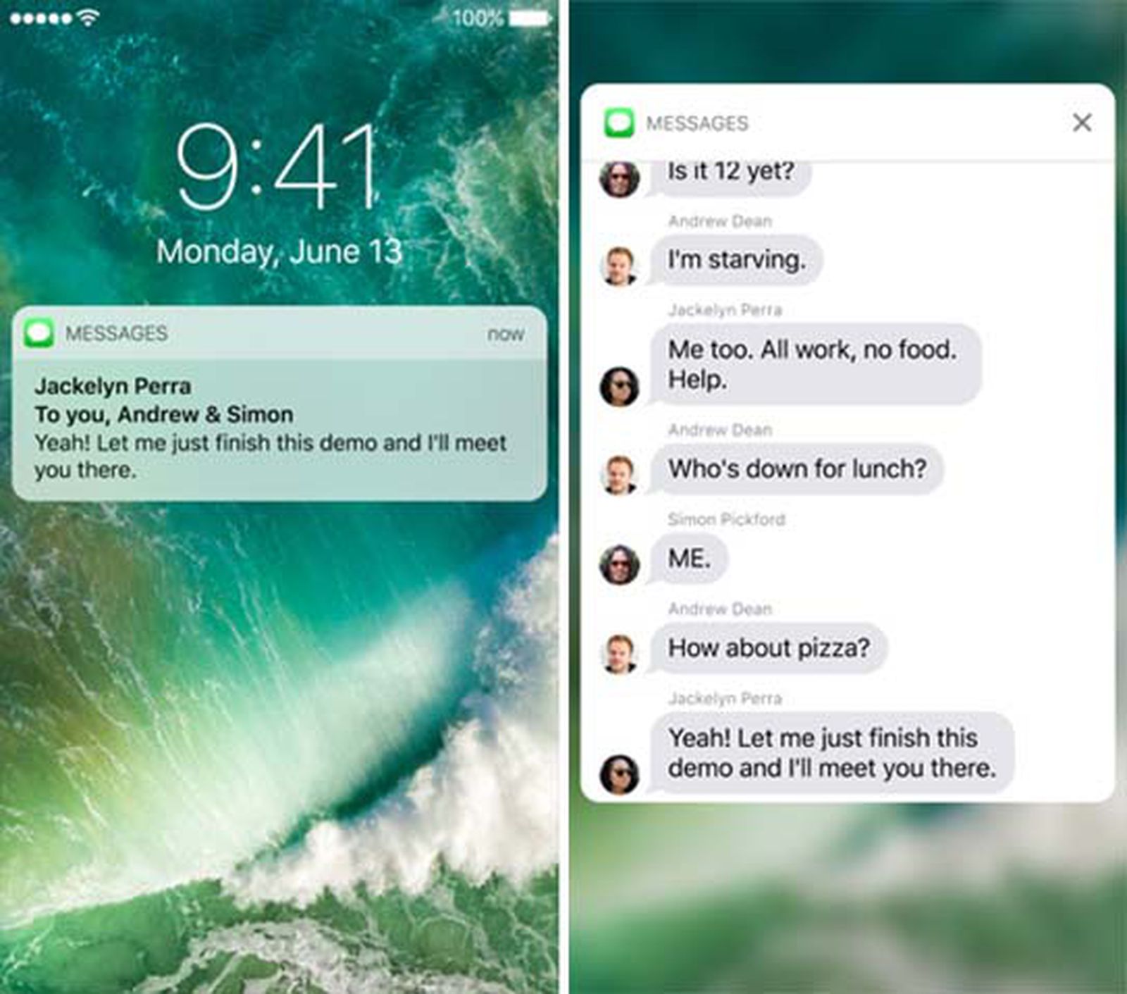 iOS 10 Concept Simplifies Lock Screen With Collapsed Notifications - MacRumors