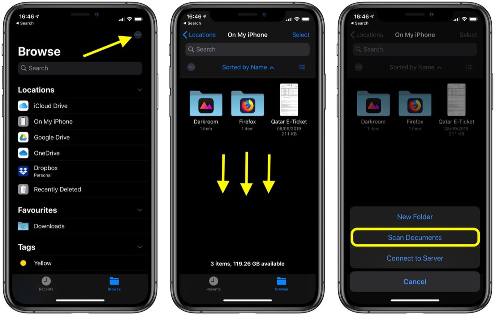 How to Scan Documents in the iOS Files App - MacRumors
