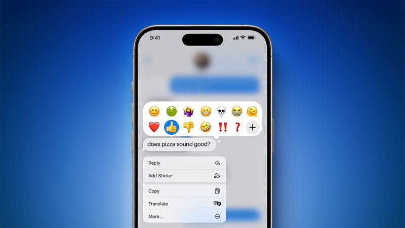 Rumor: iOS 18 Will Finally Let You React to iMessages With Any Emoji ...