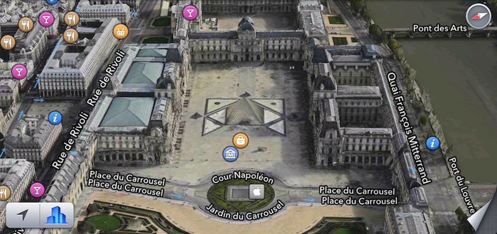 Apple Maps for iOS Adds 3D Flyover Coverage in Paris - MacRumors