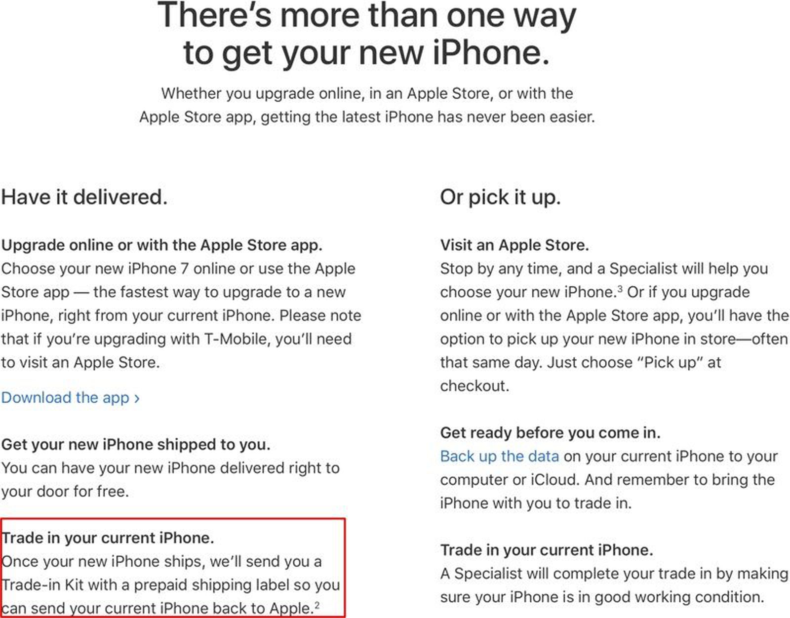 iPhone Upgrade Program Customers Able to Trade In Old Devices by Mail for iPhone X Launch ...