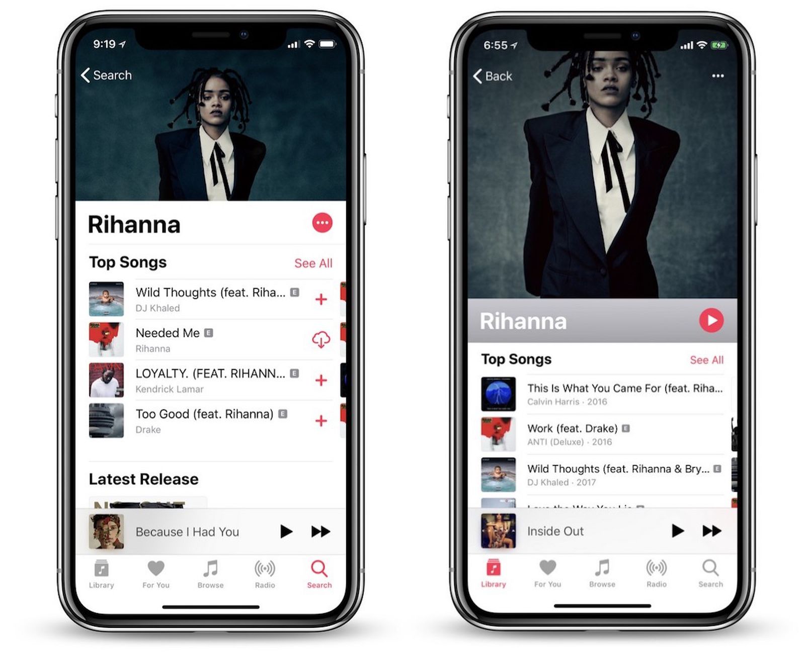 Apple Music Artist Profiles Get Redesign in iOS 12 Beta With Enlarged ...